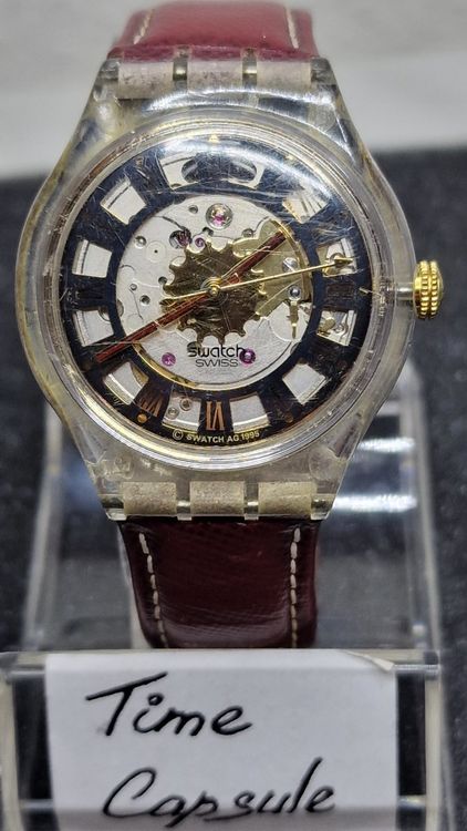 Getragene 1995 Automatic Swatch "BIG BEN " SAK125 36,6mm (Gebraucht) in ...