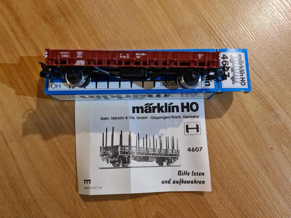 Märklin 4607 Rungenwagen DB (Gebraucht) in Illhart für CHF 19 – mit ...