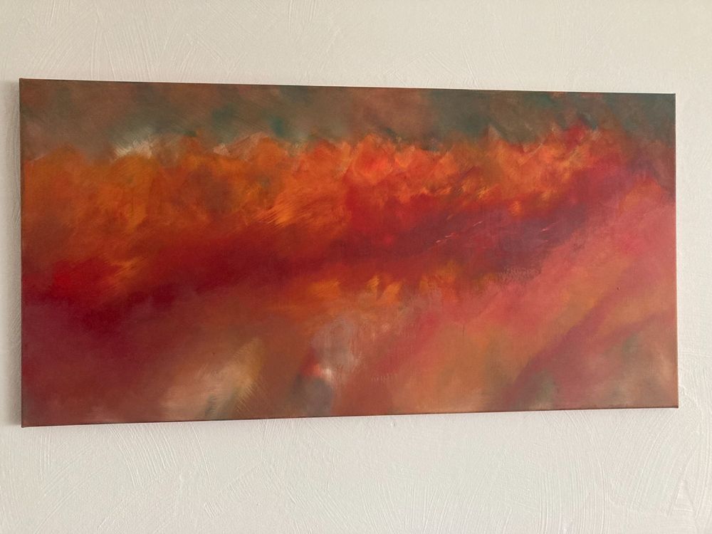 Gemälde Acryl auf Leinwand nicht signiert - 120 x 60 cm | Kaufen auf Ricardo
