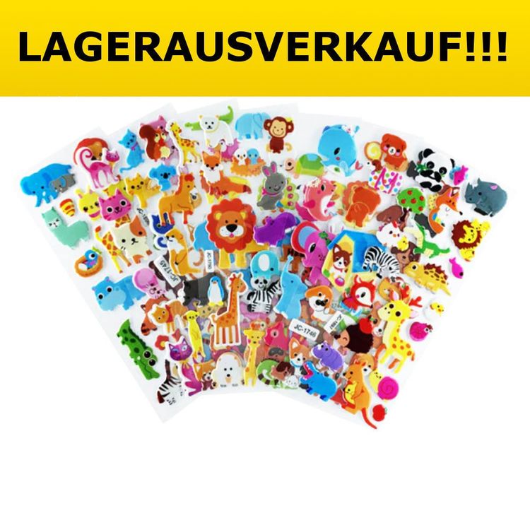 Sticker Tiere 8Stk (Neu und originalverpackt) in Hunzenschwil für CHF 2 ...