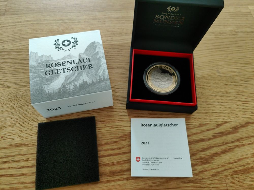 Münze Rosenlauigletscher - Polierte Platte - Remo Mascherini | Kaufen auf Ricardo