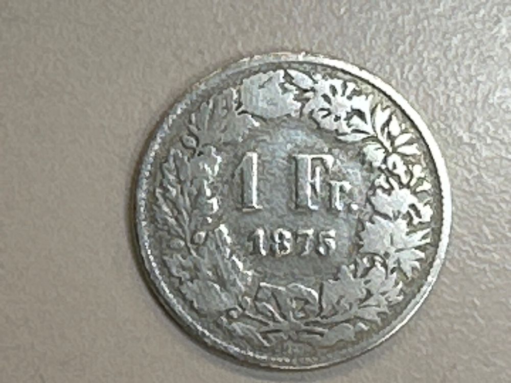 1 Fr.Silber Schweiz 1875 s | Acheter sur Ricardo