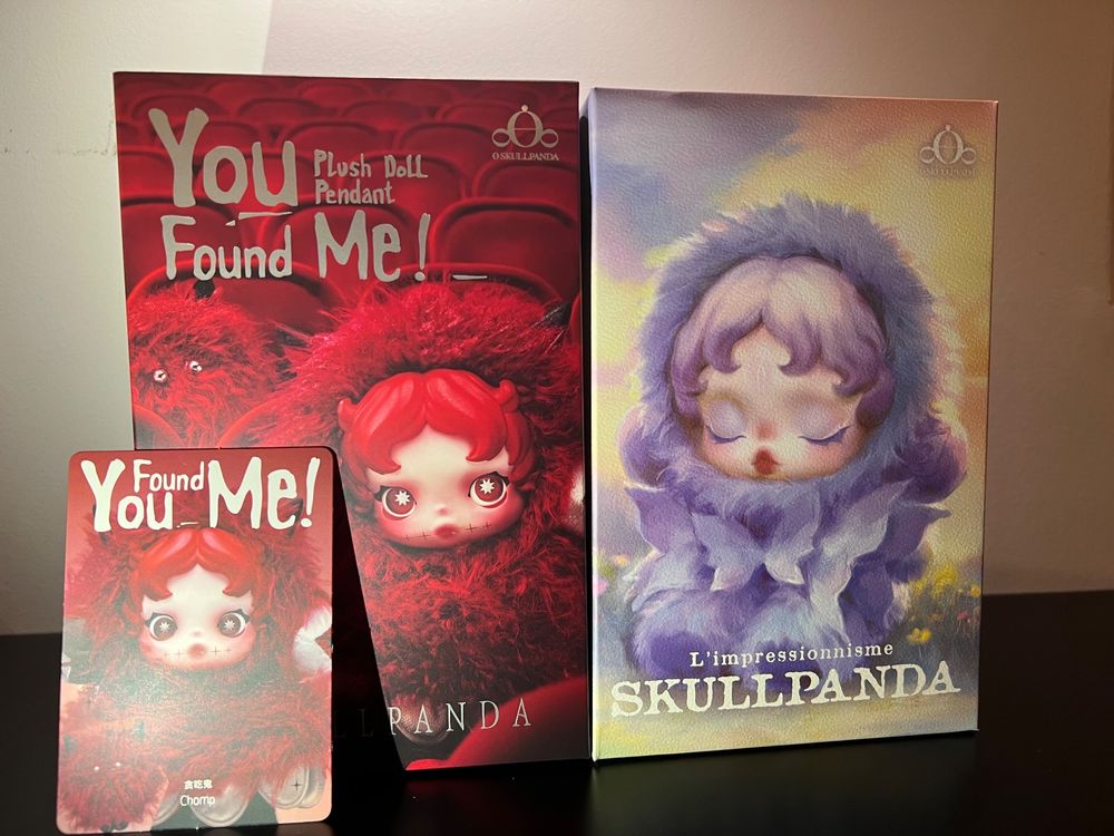 🎃Halloween Special : Skullpanda Set (Chomp) (Neu und originalverpackt ...