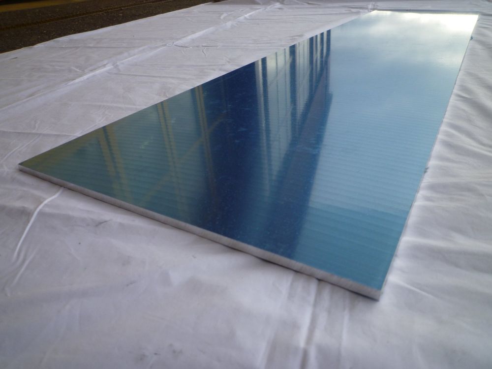 Gefräste Aluplatte 10 x 250 x 1000 mm (Neu (gemäss Beschreibung)) in ...