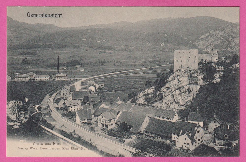 Gruss aus Klus (Balsthal) gel 1903 Generalansicht | Kaufen auf Ricardo