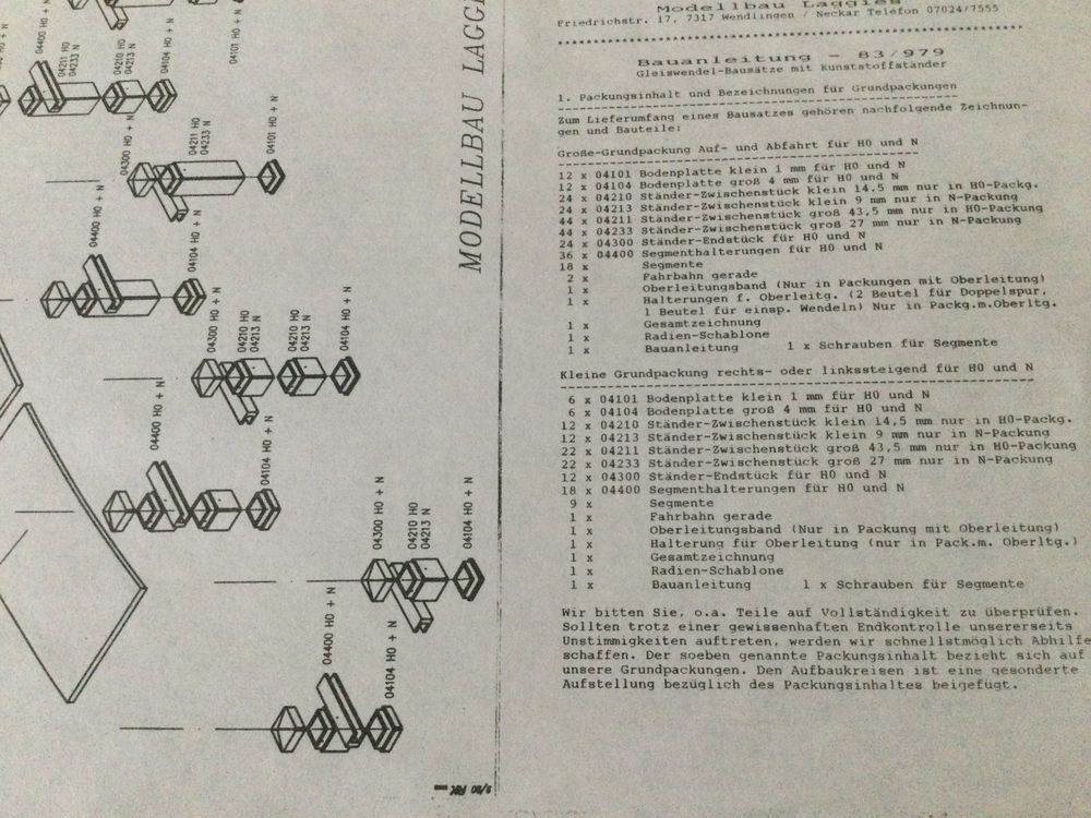 LAGGIES Holz-Gleiswendel Nr. 19236, Modellbau, HO | Kaufen auf Ricardo