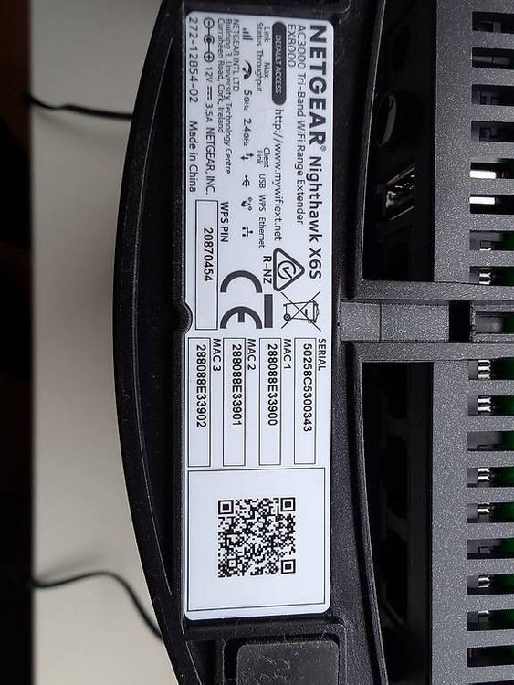 NETGEAR Nighthawk X6S AC3000 WiFi Mesh Repeater (EX8000) (Gebraucht) in ...