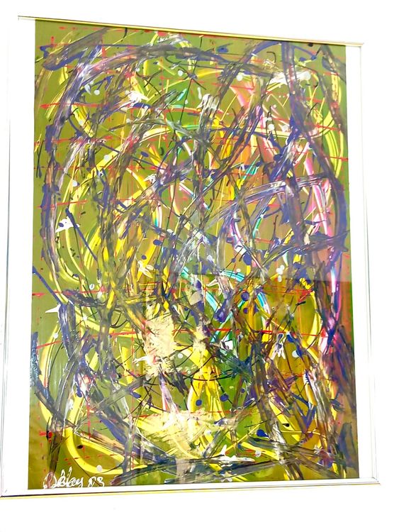 Moderne Abstrakte gemälde Kunstwerk | Kaufen auf Ricardo