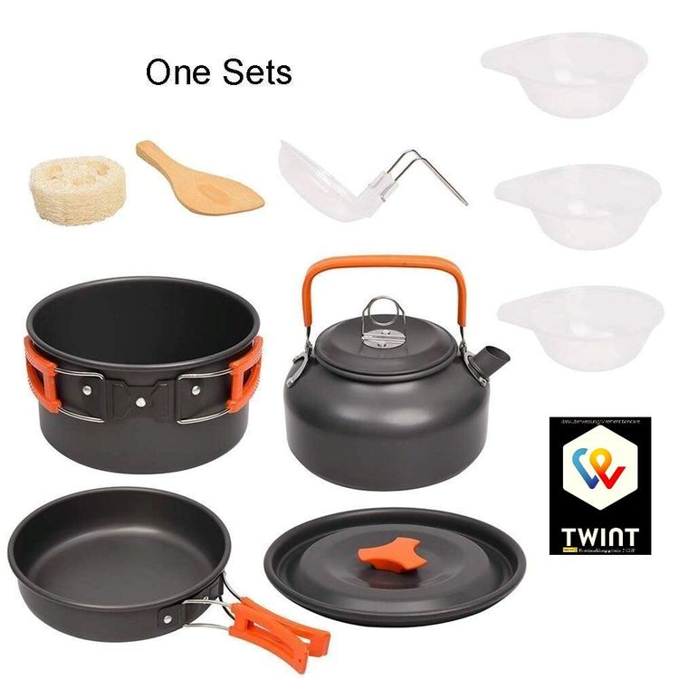 📌 NEU Camping Pfannenset Kochgeschirr SET (Neu und originalverpackt) in Wittenbach für CHF 33.9 ...