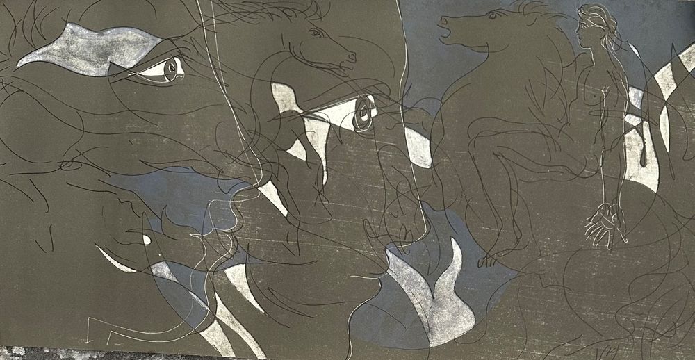 Hans Erni (1909-2015) Serigraphie (Gebraucht) in Root für CHF 19 – nur Abholung auf Ricardo kaufen