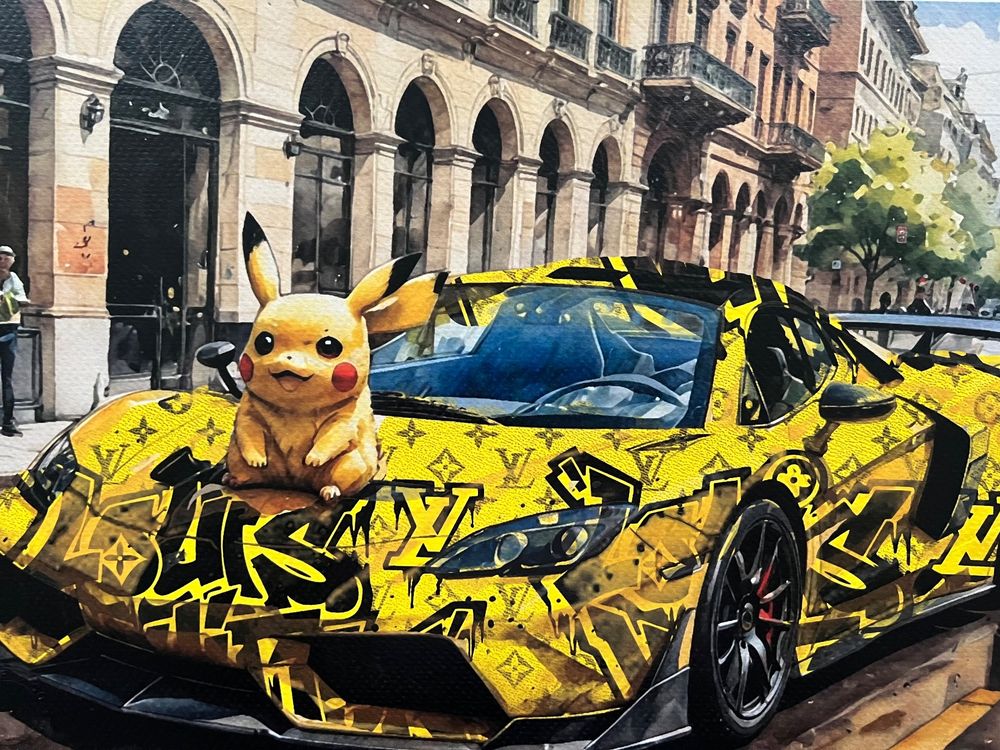 DEATH NYC « Vuitton Pikachu Lamborghini » 59/100 (Neu (gemäss ...