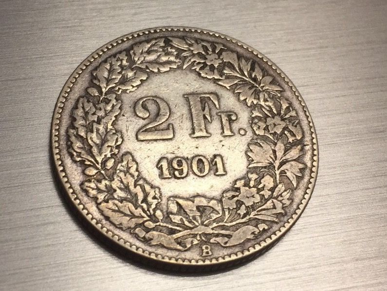 2 Franken 1901 top selten (Gebraucht) in Tägerwilen für CHF 67 – mit Lieferung auf Ricardo kaufen