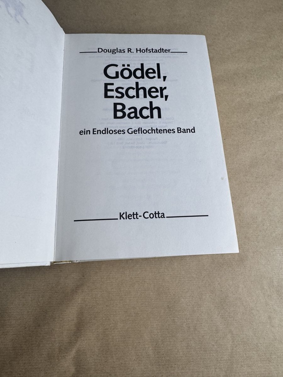 Douglas Hofstadter: Gödel, Escher, Bach (GEB) - fli (Gebraucht) in ...