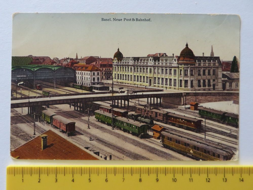 AK,CPA, BASEL NEUE POST& BAHNHOF ZUG, 1. WELTKRIEG FELDPOST | Kaufen auf Ricardo