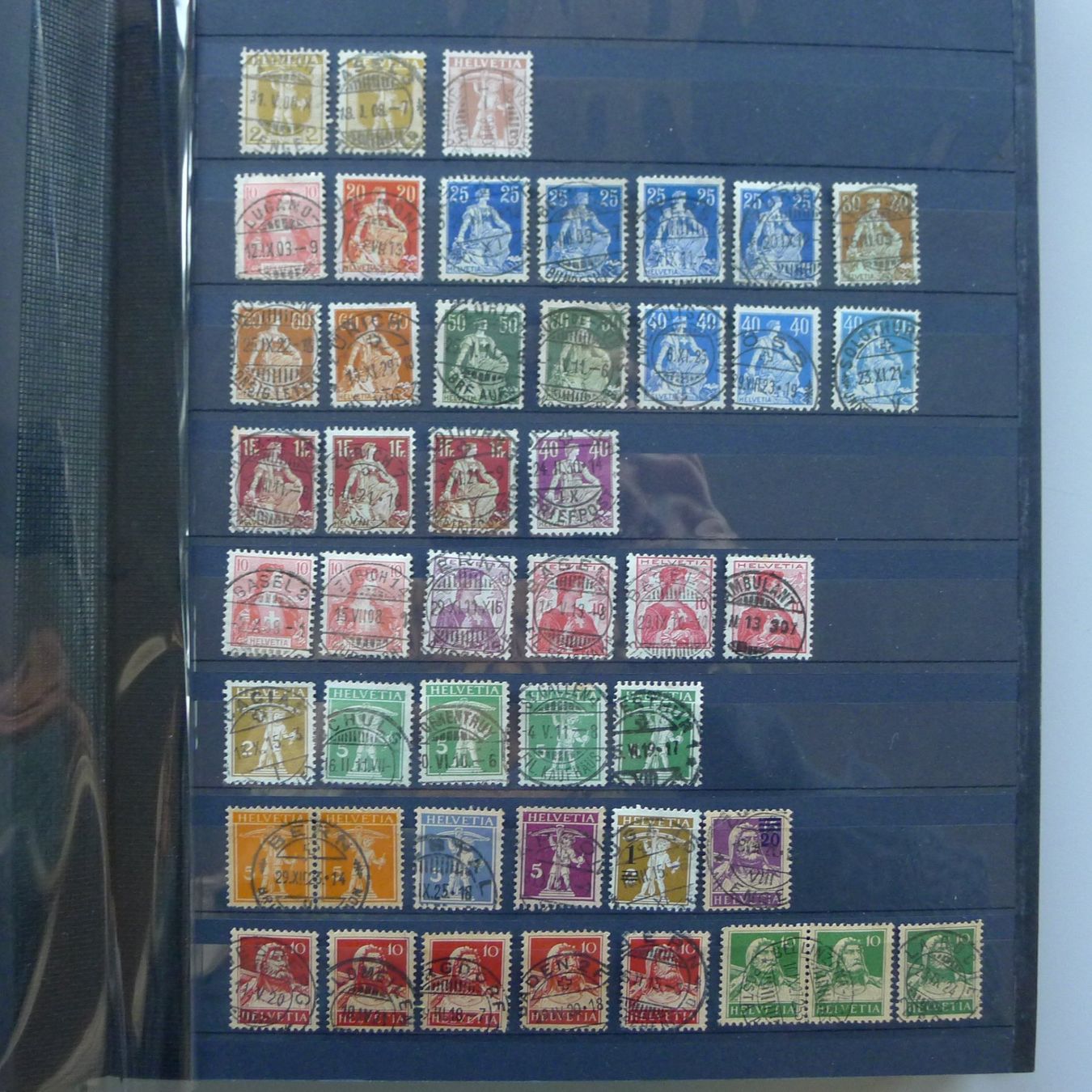 1882-2000, 4 Album "Schweiz-Marken". Enorme Fundgrube! (Gebraucht) in ...