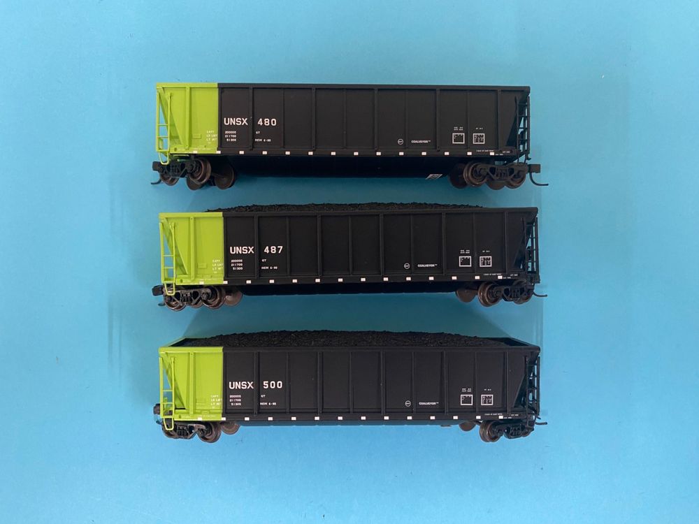 DC ATLAS Spur N 3 offene Güterwagen UNSX mit Beladung (Gebraucht) in Regensdorf für CHF 62 – mit ...