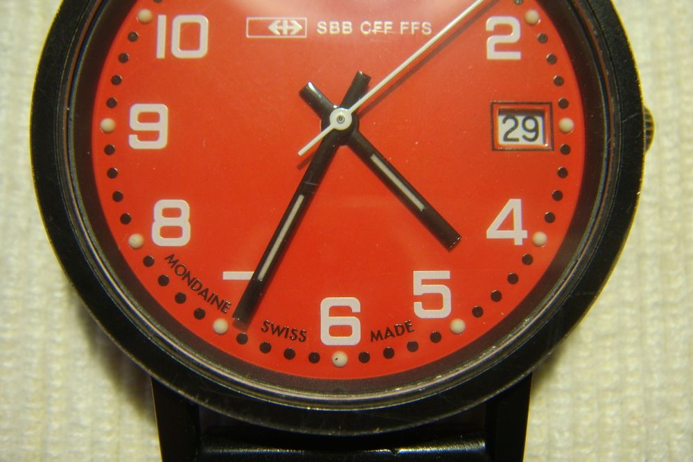 SBB Mondaine Uhr (Gebraucht) in für CHF 18 – mit Lieferung auf Ricardo ...