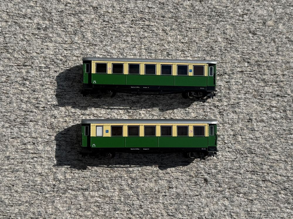 2x Liliput H0e Waggon der Personenwagen (Gebraucht) in Chiasso für CHF ...