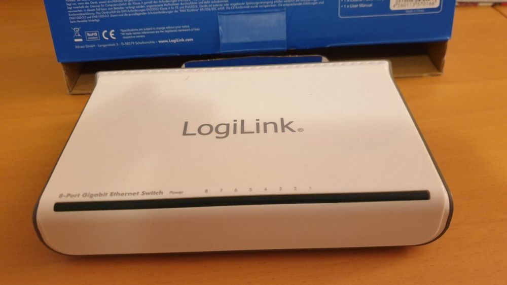 LogiLink 8 Port Ethernet Desktop Switch | Kaufen auf Ricardo LogiLink 8 Port Ethernet Desktop Switch | Kaufen auf Ricardo