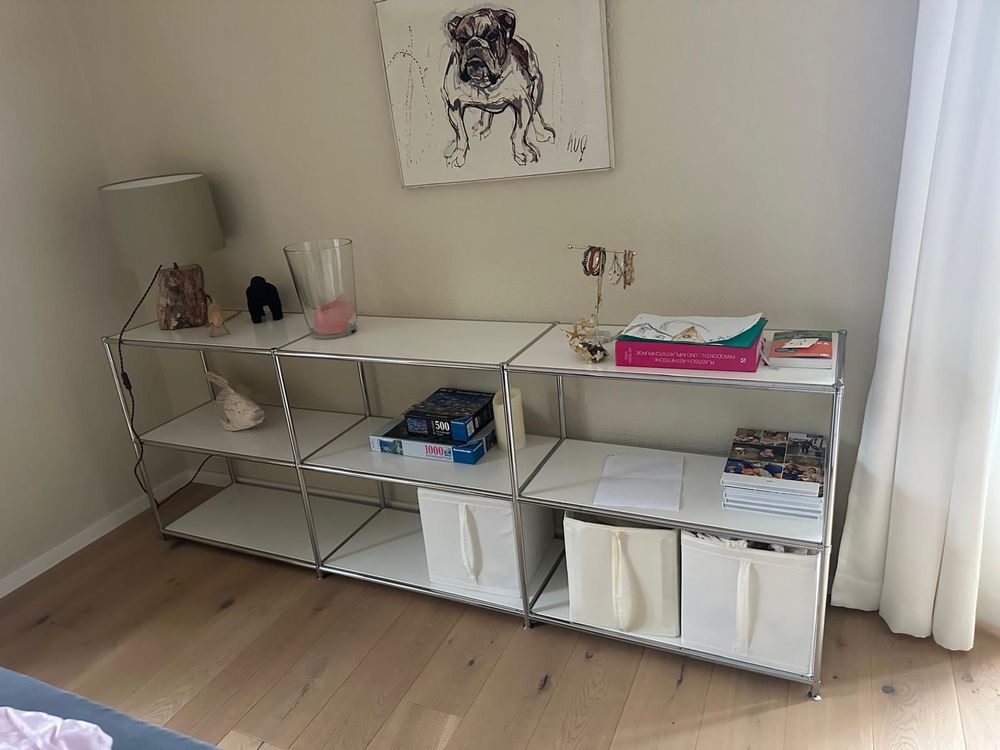 Modernes Regal Chromstahl weiss (Gebraucht) in Gümligen für CHF 160 ...