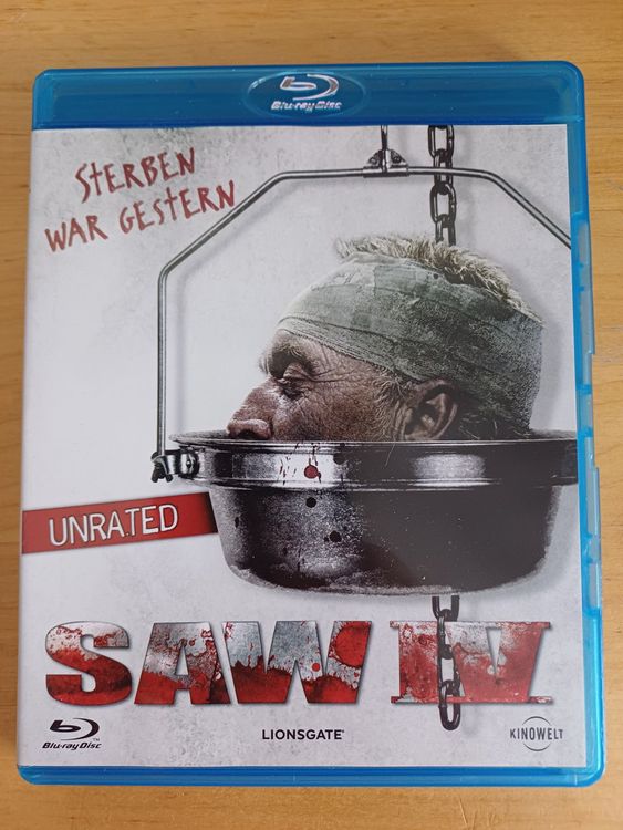 Saw IV - Unrated Blu-ray Disc - Horror-Klassiker für Samm... (Gebraucht ...