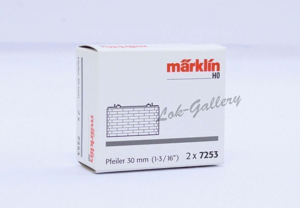 Märklin 7253>> BRÜCKENPFEILER 30 mm hoch (Neu und originalverpackt) in ...