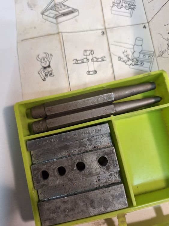 Sandvik 140. Nietgerät für Motorsäge Ketten | Kaufen auf Ricardo