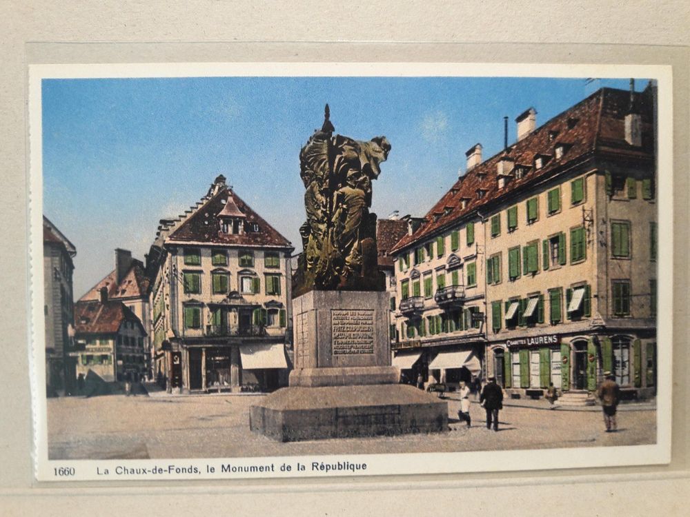 LA CHAUX-DE-FONDS - Monument de la République (Gebraucht) in Delémont für CHF 2.6 – mit ...