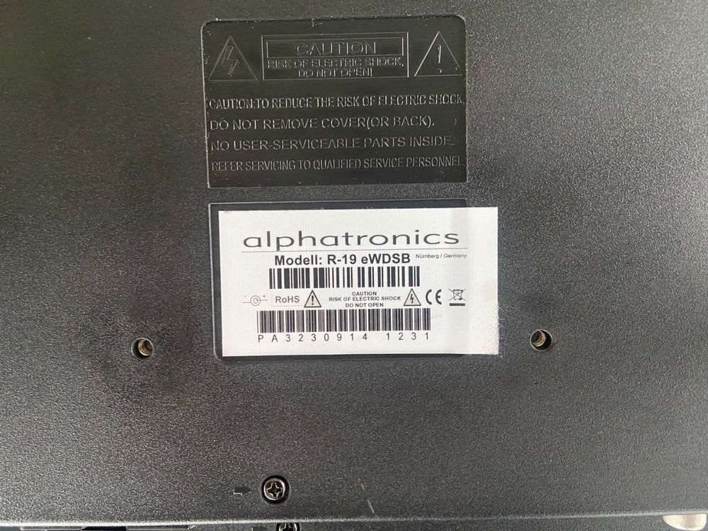 TV Alphatronics 12V R-19 eWDBS (Gebraucht) in Emmen für CHF 75 – mit Lieferung auf Ricardo kaufen