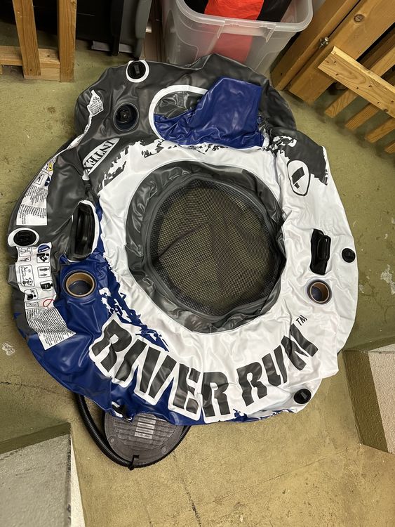 Two new Intex River Run Inflatable Tubes - with pump (Neu (gemäss ...