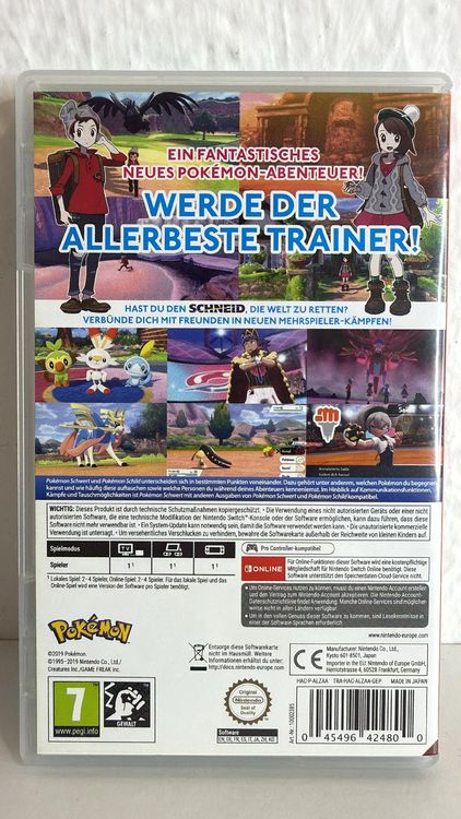 Pokemon Sword for Nintendo Switch - Great Condition! (Gebraucht) in ...