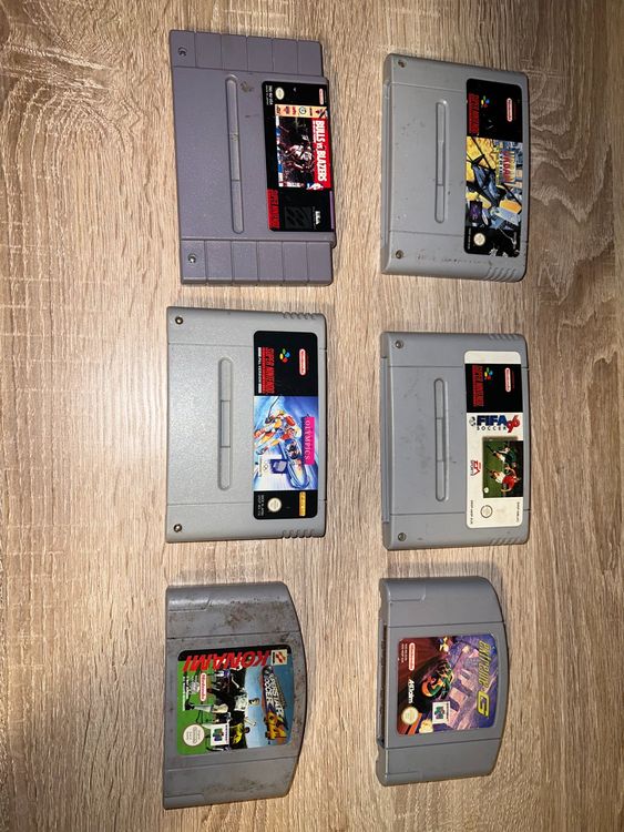 6 retro games, 6 jeux retro + Super GAMEBOY SNES | Kaufen auf Ricardo