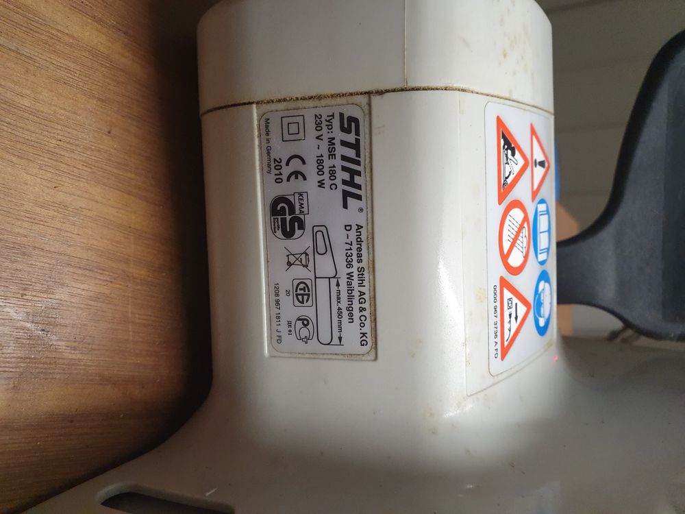 STIHL – Elektro-Kettensäge Modell: MSE 180 C (Gebraucht) in Uster für ...