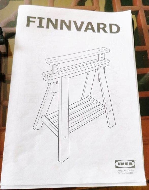 IKEA FINNVARD MASSIVHOLZ TISCHBÖCKE neu und originalverpackt (Neu und ...