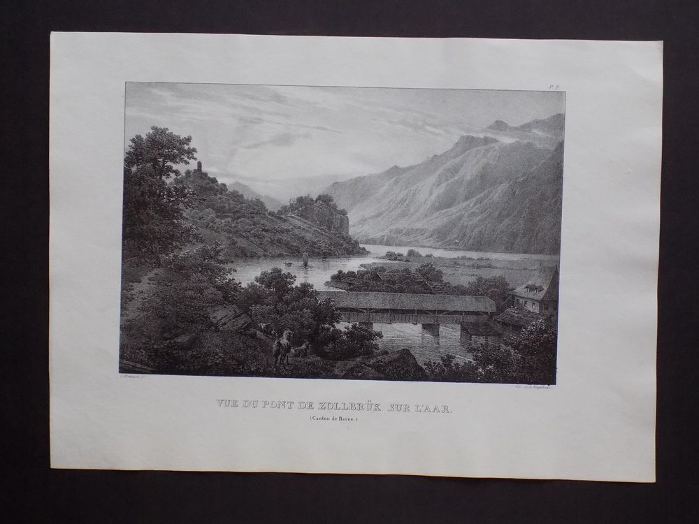 Vue du Pont Zollbrück Interlaken (Gebraucht) in Risch für CHF 80 – mit Lieferung auf Ricardo kaufen