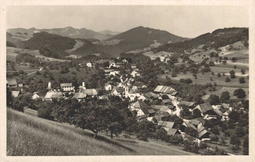 Alte Postkarte: Wisen (SO), Schweiz, Dorfansicht, 1949 (Gebraucht) in Luzern für CHF 4 – mit ...