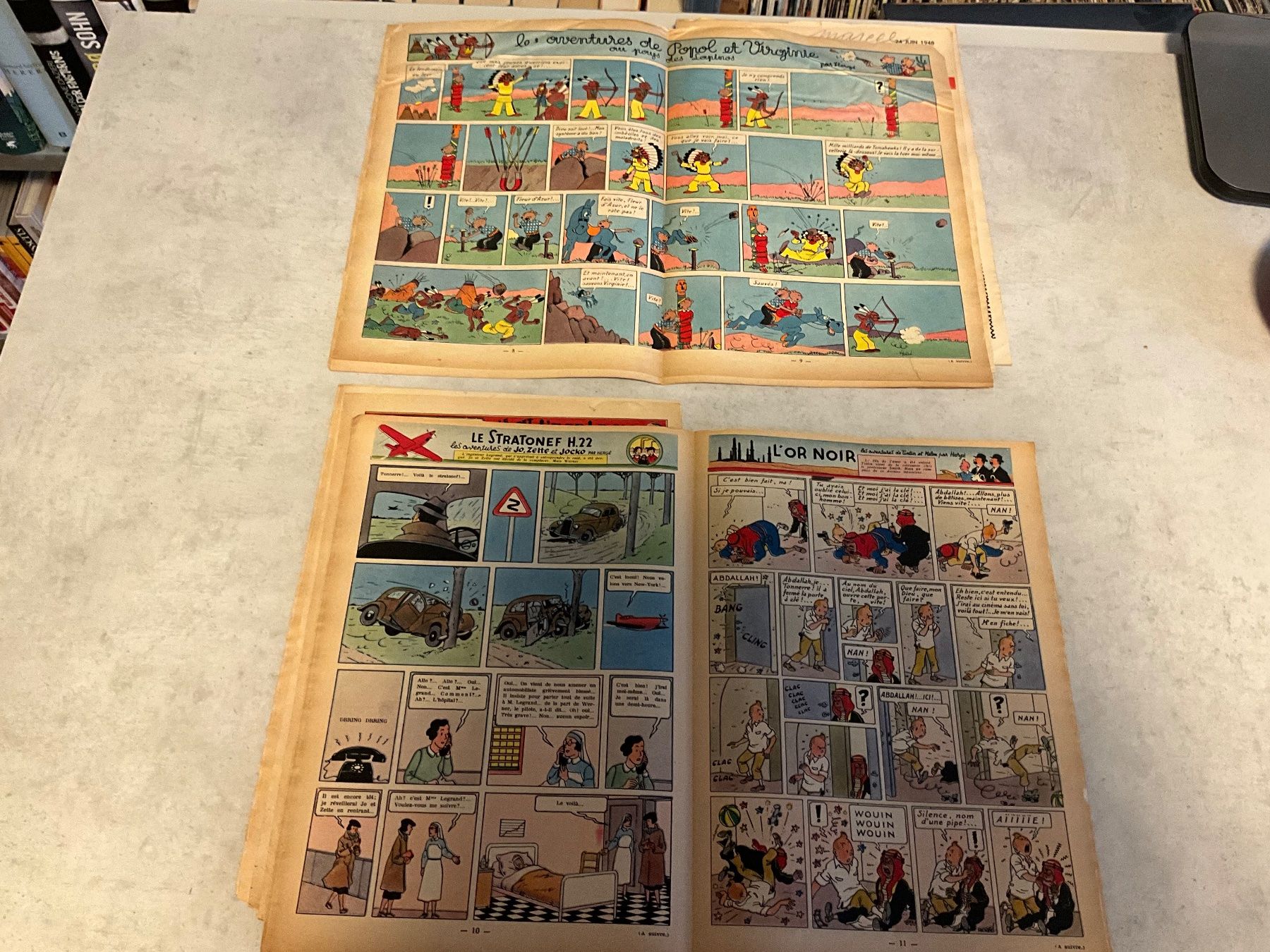 4 x Tintin (Journal de) 1948/1949 (D'occasion) à Agriswil pour CHF 17 ...