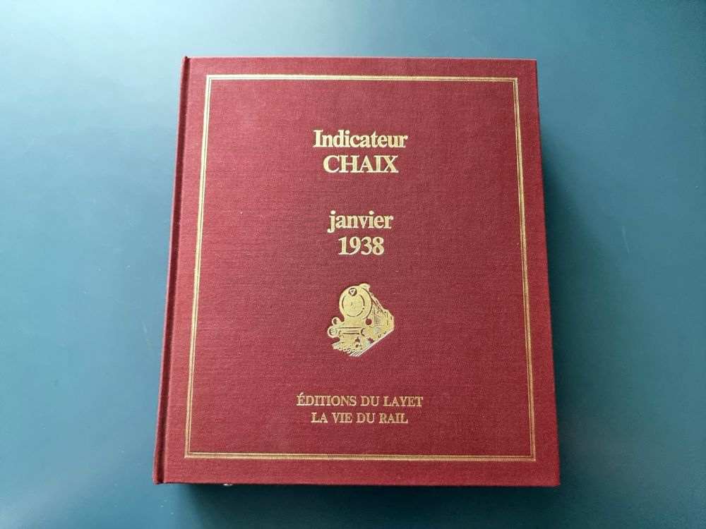 Indicateur Chaix janvier 1938 edition du lavet (Gebraucht) in Birrwil ...