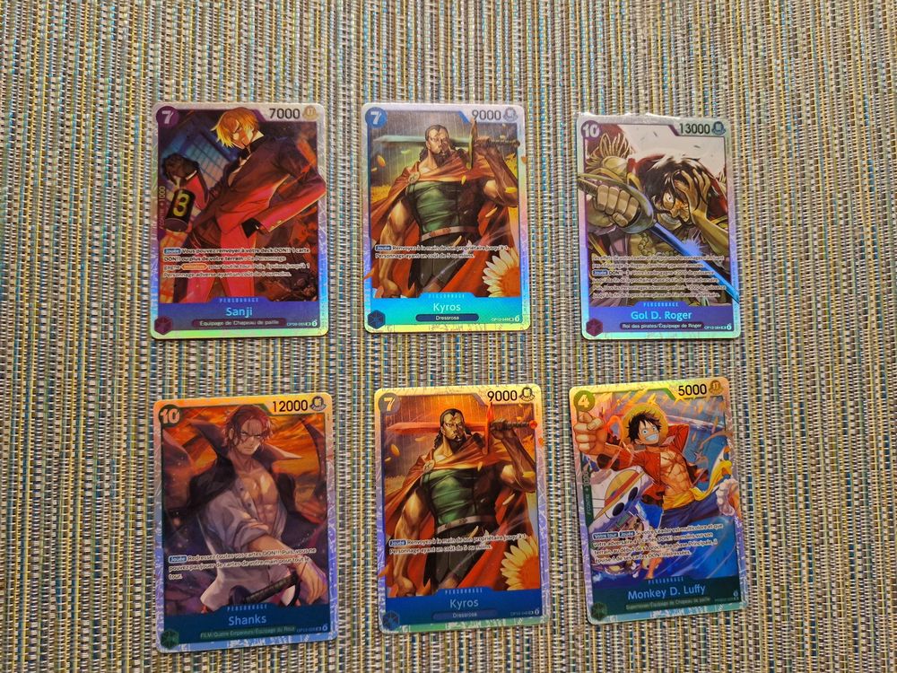 One Piece Card Game: SR Lot (6 Karten (FR)) – Top Zustand! (Gebraucht ...