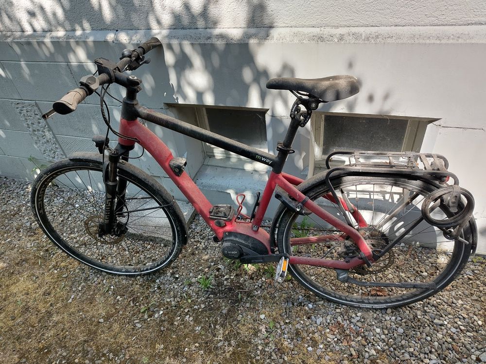 Ghost Square E-Bike - rot - Bosch Active Line Plus Motor (Defekt) in ...