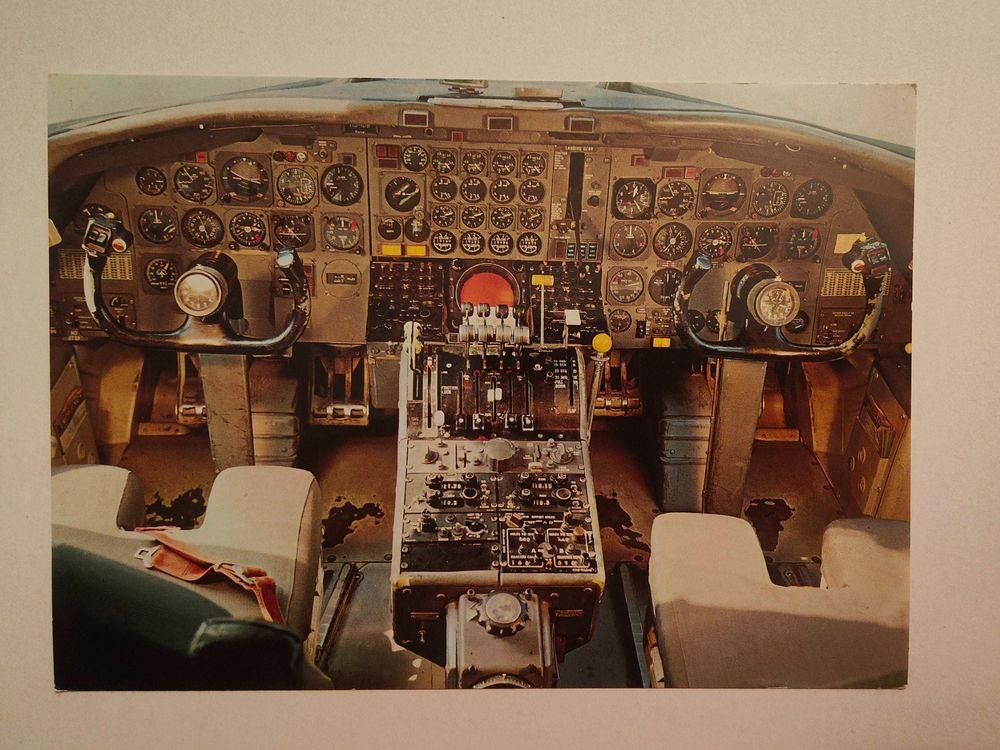 Cockpit eines Swissair Douglas DC-8 | Kaufen auf Ricardo