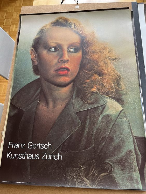 Zwei Originalplakate Franz Gertsch Kunsthaus Zürich 1980 | Kaufen auf Ricardo