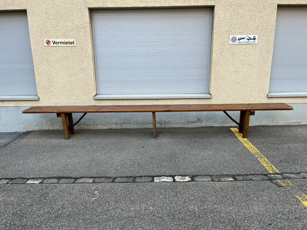 Vintage Klappbank Holzbank Sitzbank Festbanl Bank Bänkli | Kaufen auf Ricardo