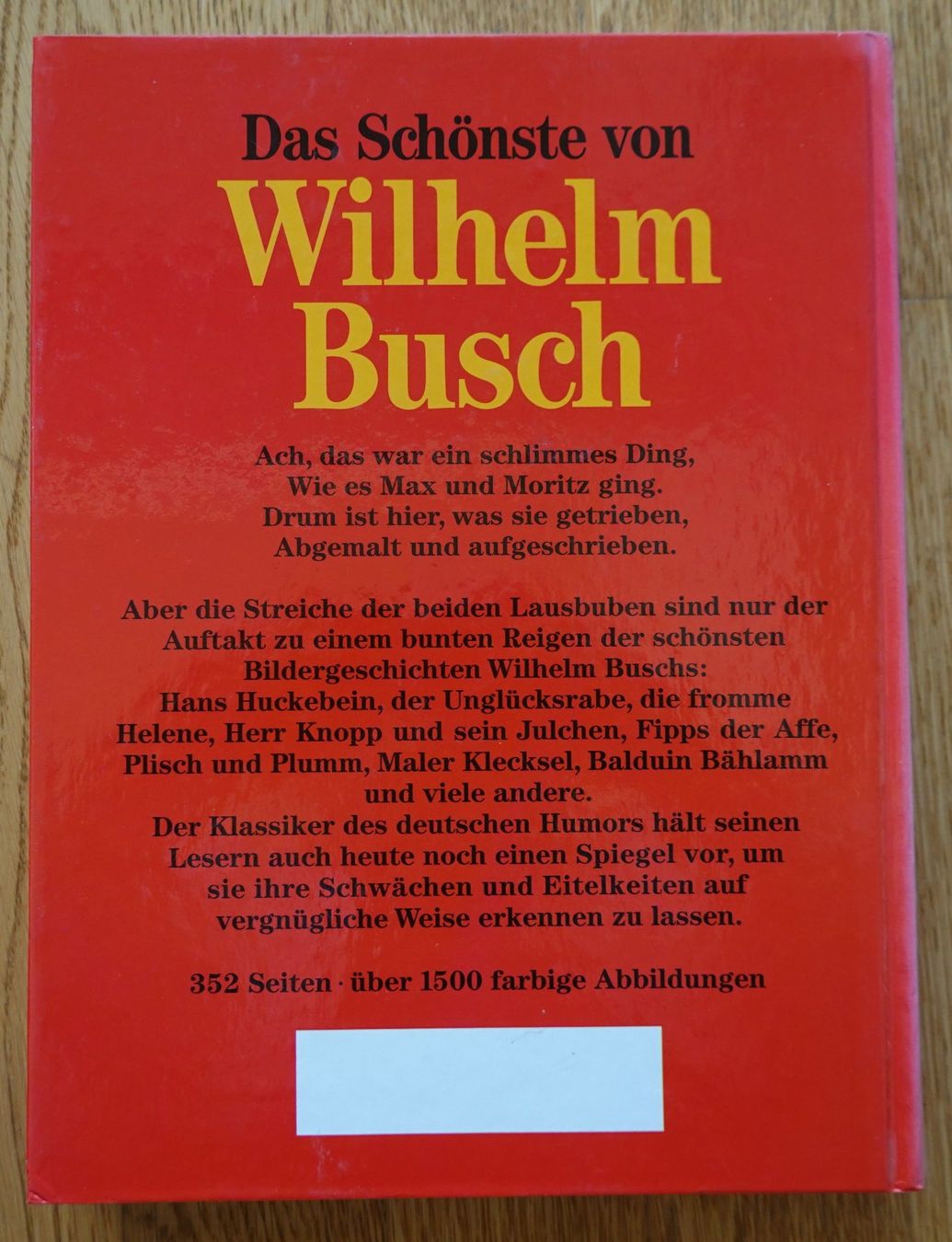 Wilhelm Busch - Max und Moritz (Gebraucht) in Rheinfelden für CHF 30 ...