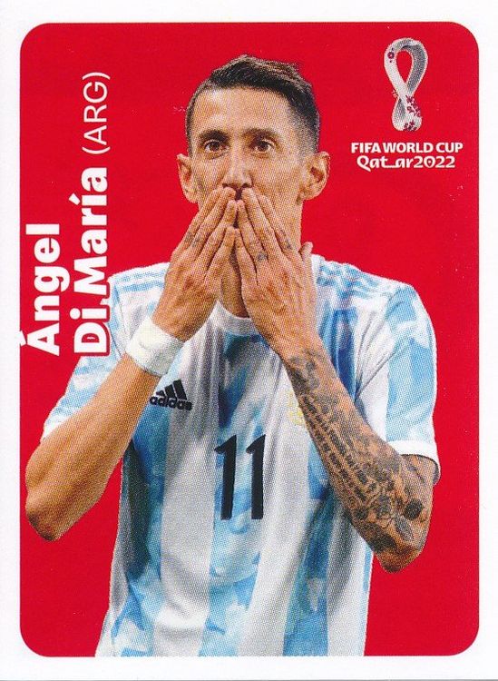 Panini WM 2022 McDonald's Extra Sticker M4 Di Maria (Neu und ...