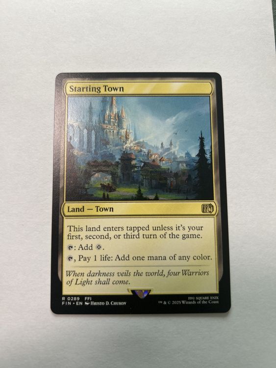 Magic: The Gathering - Starting Town Land Card - MTG (Neu (gemäss ...