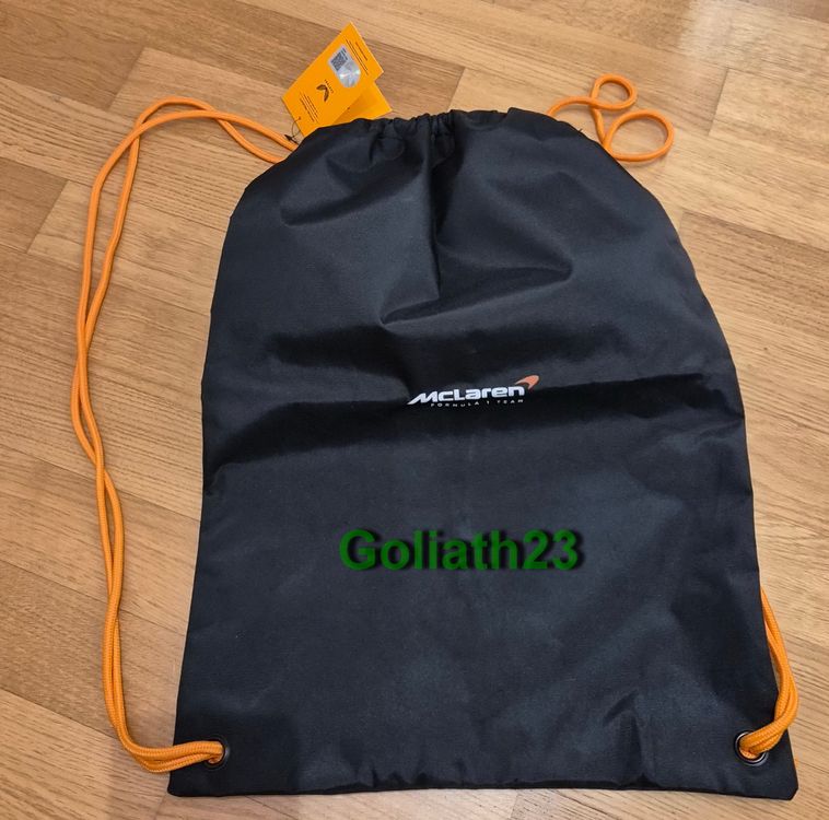 McLaren F1 Team Pull Bag Rucksack schwarz - official Castore (Neu ...