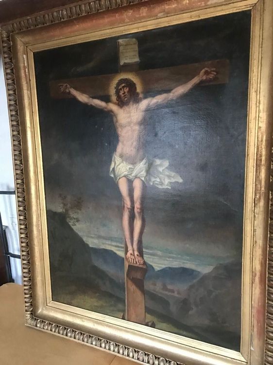 " ANTIKES CHRISTUS BILD, KREUZIGUNG " | Kaufen auf Ricardo