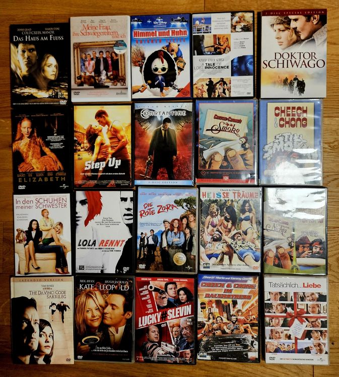 20 Filme DVDs (Gebraucht) in Kerns für CHF 20 – mit Lieferung auf ...