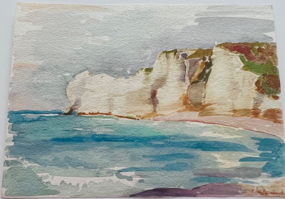 Schöne Aquarell unleserlich signiert (Gebraucht) in Root für CHF 5 – mit Lieferung auf Ricardo ...